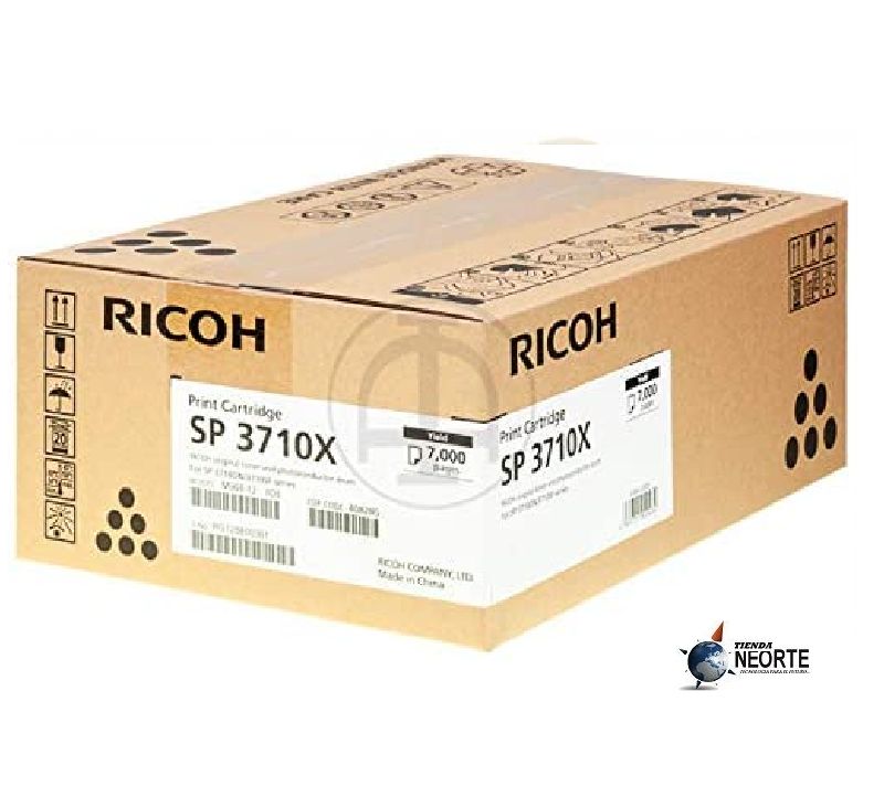 Toner ricoh sp3710x m320f original 7.000 copias negro RICOH | falabella.com