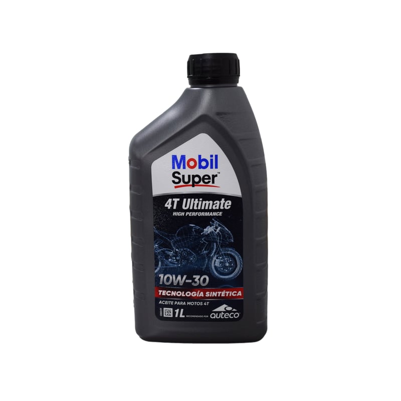 Aceite De Motor Mobil 10W30 Semisintetico Ultimate 4 Tiempos MOBIL ...