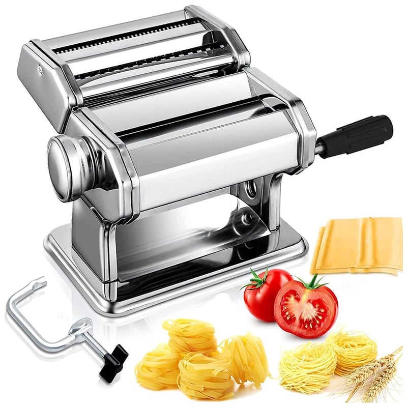 Maquina Hacer Pasta Manual Rollera Spaguetti Ajusta Espesor GENERICO ...