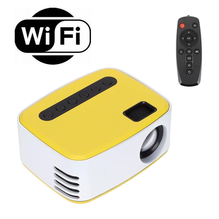 Mini Proyector LED Proyector De Video Portátil HD WIFI ONE PIXEL ...