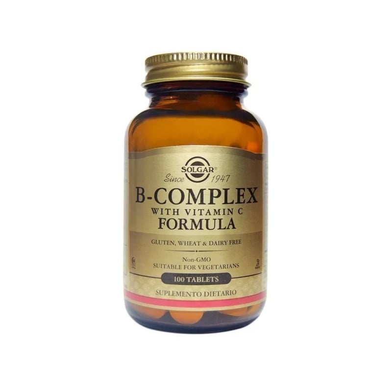 B-COMPLEX CON VITAMINA C x100 tabletas solgar SOLGAR | falabella.com