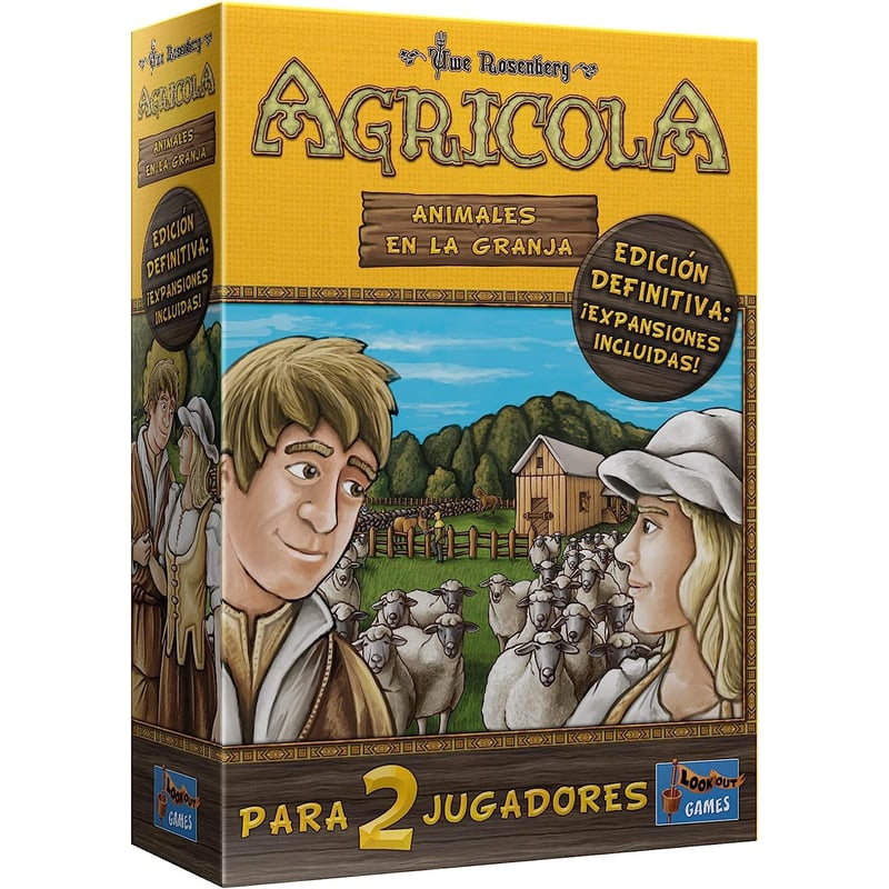 Juego De Mesa Agrícola Animales En La Granja Adulto Niño ASMODEE ...