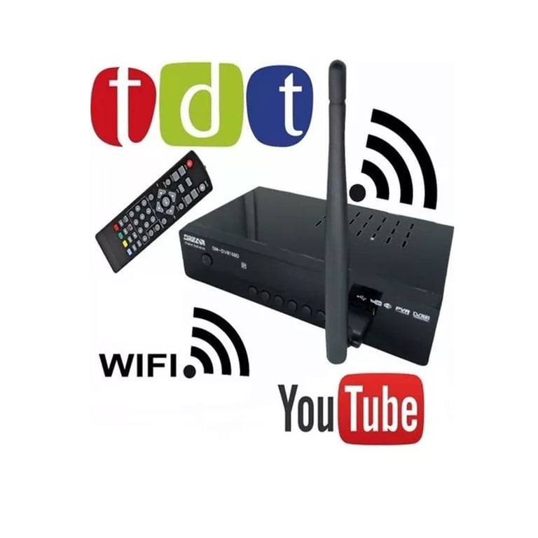 Decodificador Tdt Con Wifi Antena control Cables GENERICO | falabella.com