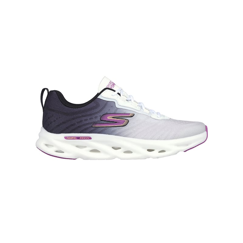 Tenis Mujer Skechers Go Run Swirl tech Speed - Blanco-Negro SKECHERS ...
