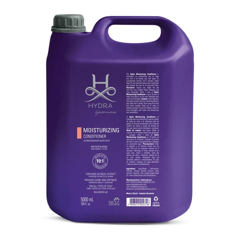 Hydra Moisturizing Conditioner Para Perro y Gato x 5000 ml HYDRA ...