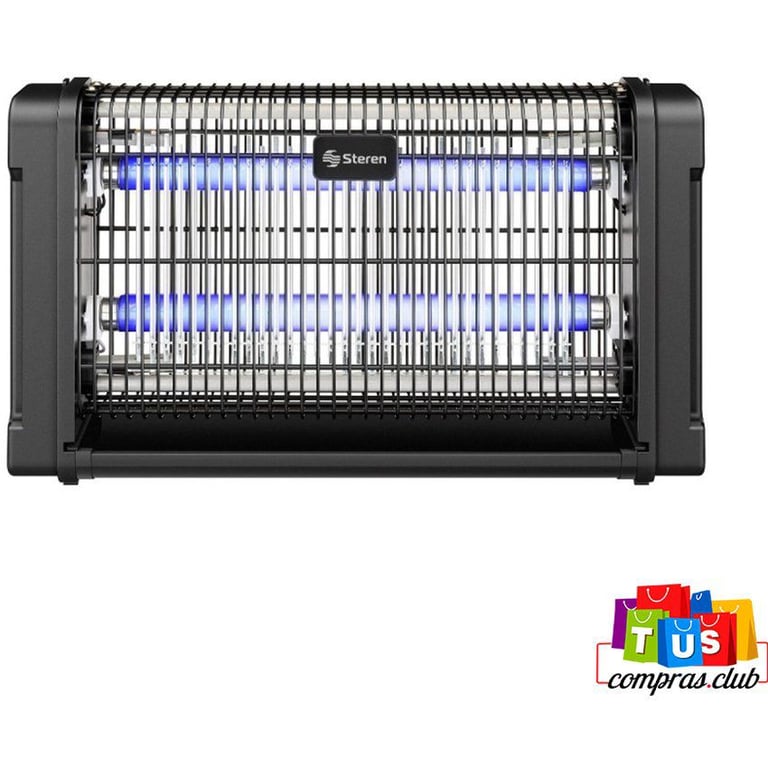 Exterminador electrónico de insectos voladores con doble lámpara STEREN ...