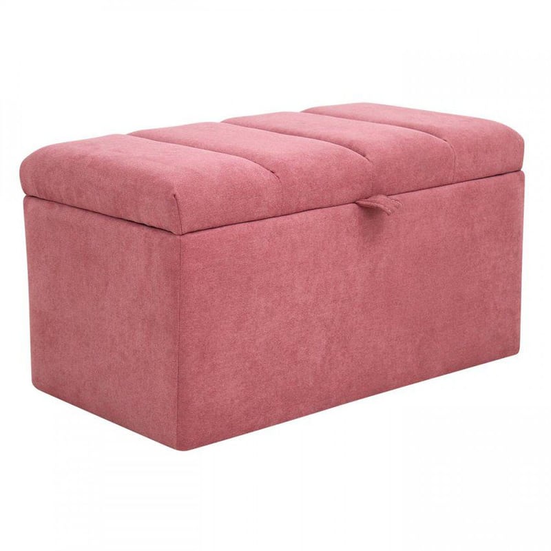 Puff baul paneles rosa 80x40 GENERICO | falabella.com