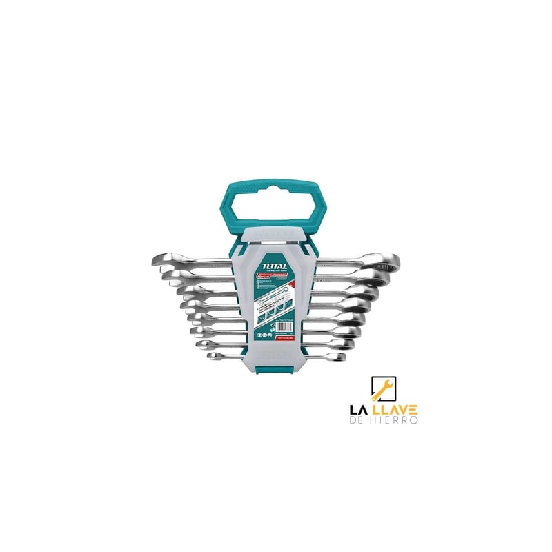 Juego de llaves mixtas con ratchet TOTAL THT102RK086 x 8 Piezas TOTAL TOOLS | falabella.com