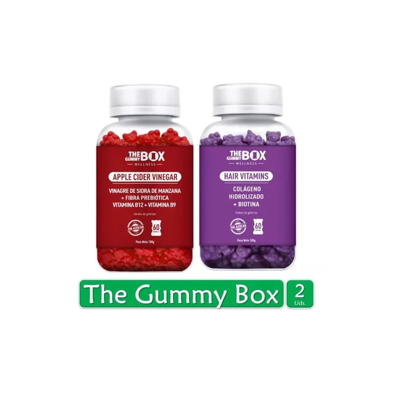 The Gummy Box - Vinagre De Sidra De Manzana - Hair Vitamins THE GUMMY ...