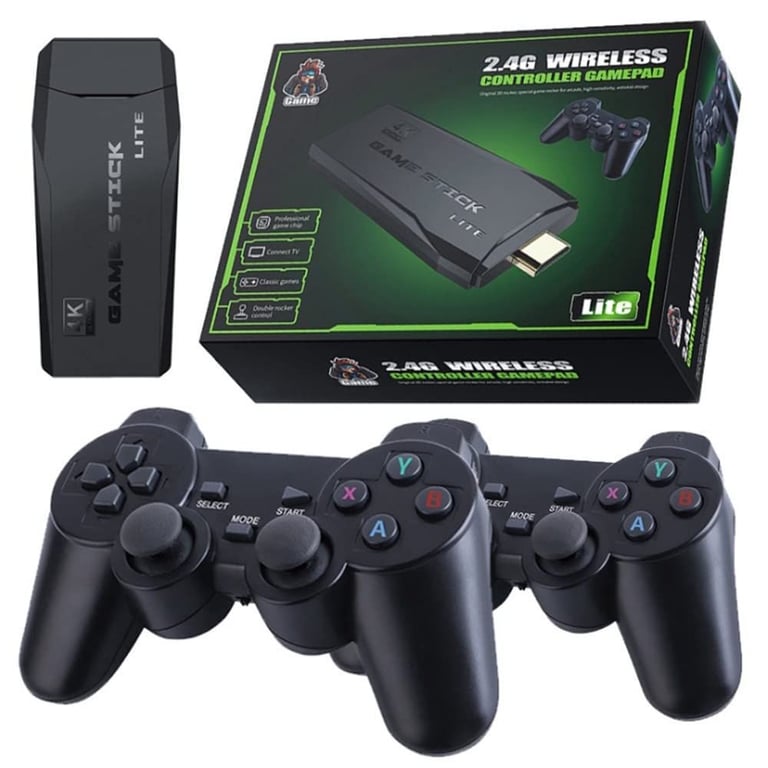 Consola De Juegos Retro Inalambrica 4k HDMI Game Stick 24G GENERICO ... Consola De Juegos Retro Inalambrica 4k HDMI Game Stick 24G GENERICO ...