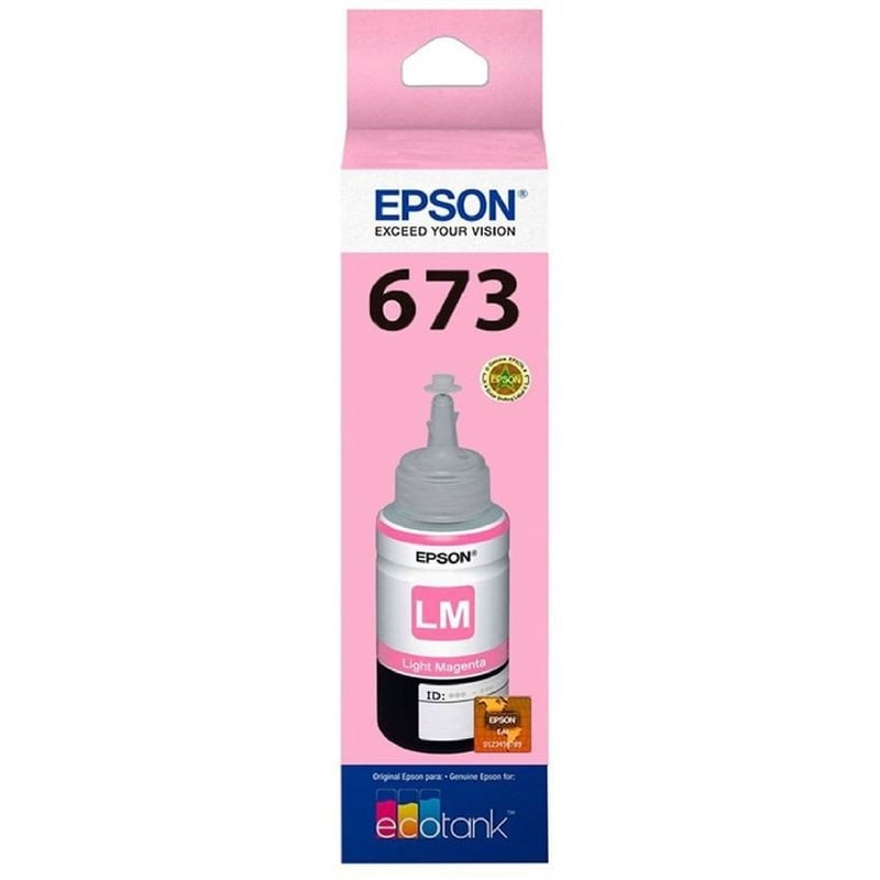 Botella de tinta epson t673 light magenta EPSON | falabella.com