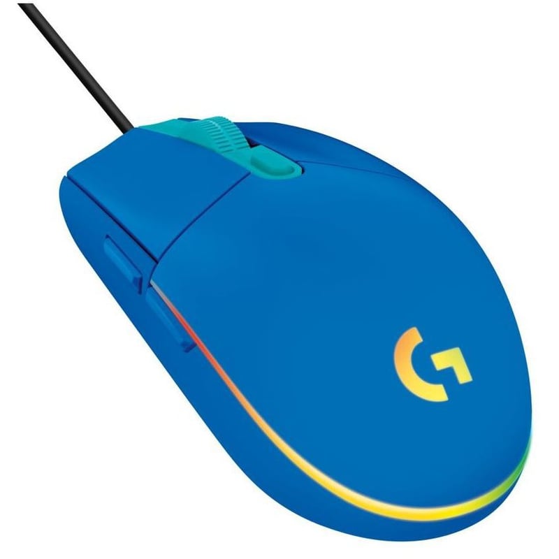 Mouse logitech g203 lights usb azul LOGITECH | falabella.com
