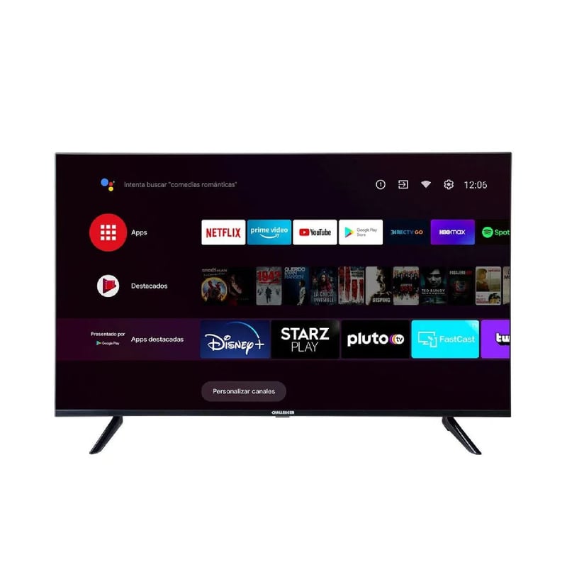 Televisor Challenger 58 146 cm UHD 4k Smart Tv Negro UHD58LO70 ...
