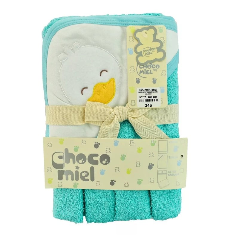 Toalla bebe de baño con capota unisex para bebé MUNDO BEBE | falabella.com