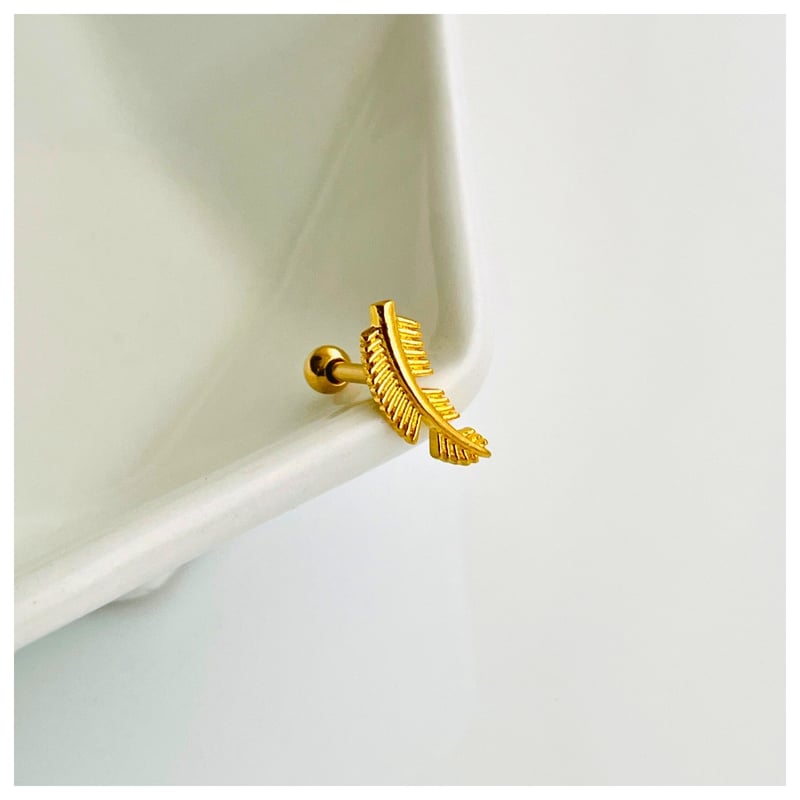 Piercing Acero Inoxidable Pluma_. GENERICO | falabella.com