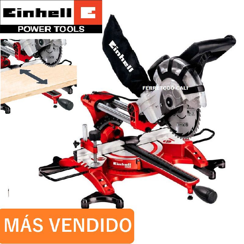 Sierra Ingleteadora Telescopica Dual Tc-sm 2131 Dual 8 Pulgada Einhell ...