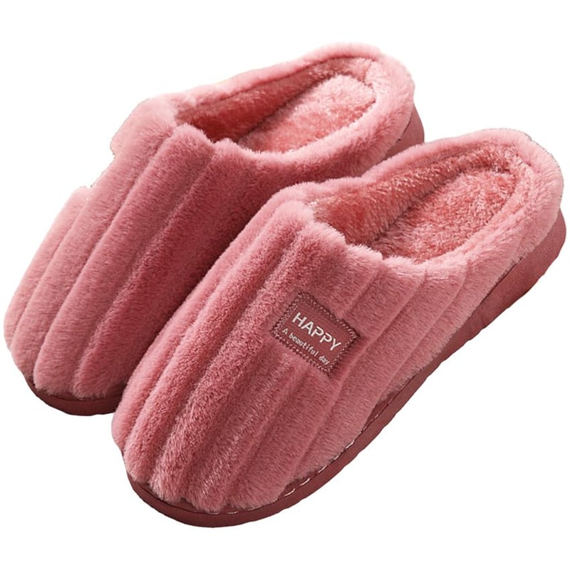 Pantuflas para mujer rosadas de peluche importadas MULTIPLACE COLOMBIA ...