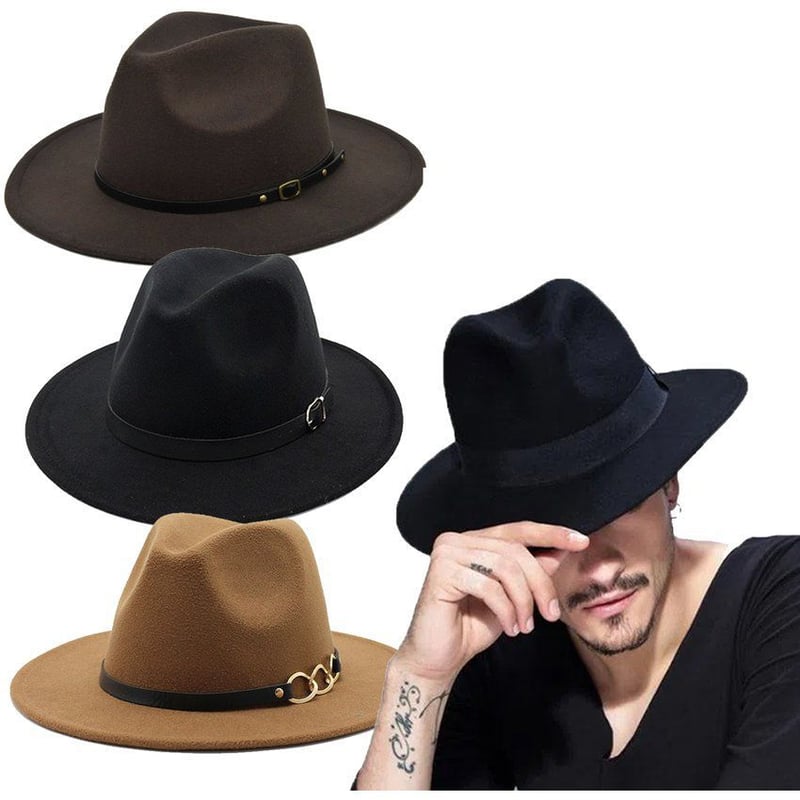 Sombrero para hombre fedora en paño importado de alta calidad ...