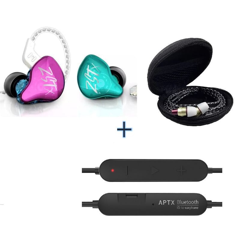 Audifonos kz zst x con modulo bluetooth de 8 horas y estuche kz KZ ...