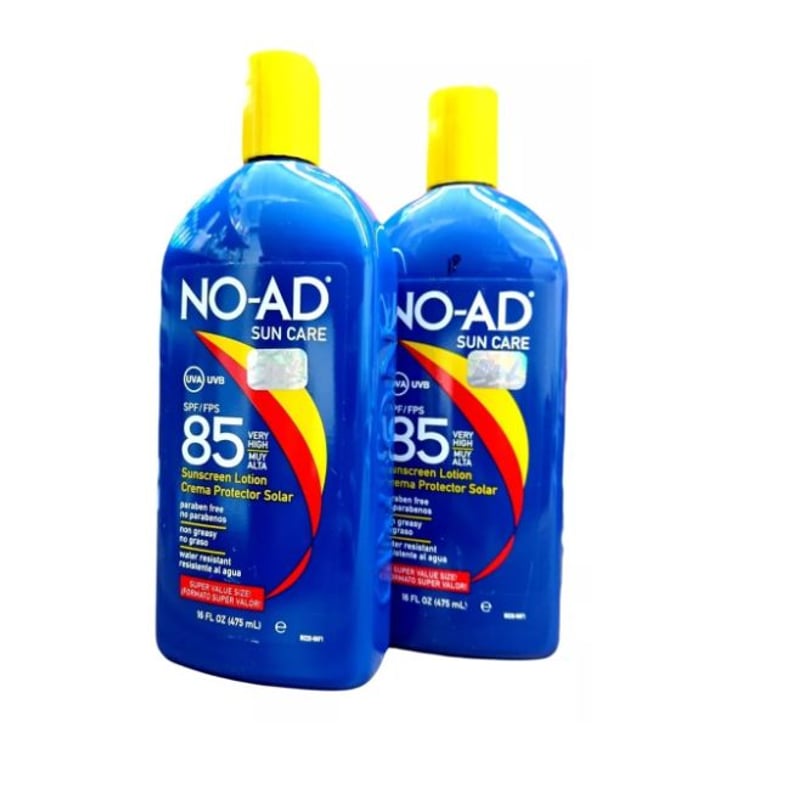 X2 unidades Antisolar Bloqueador Protector Solar Americano No-ad 85 NO ...
