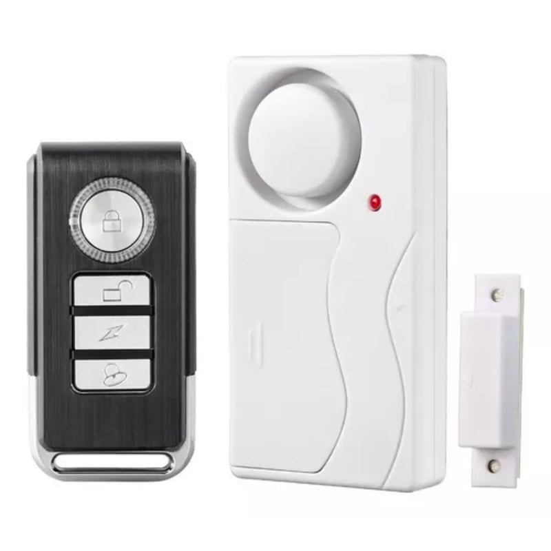 Alarma Para Ventanas Puertas Control Remoto Sensor Magnético GENERICO ...
