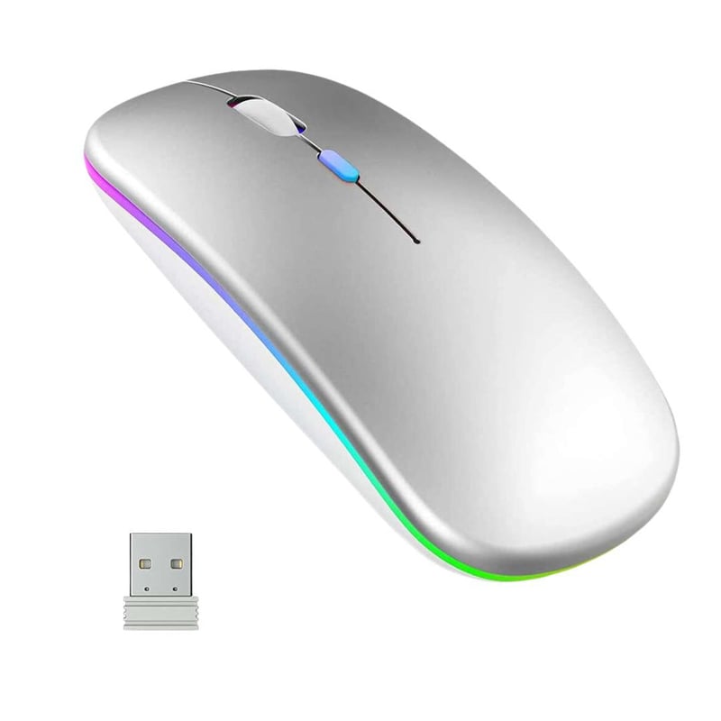 Mouse Inalambrico Recargable Gamer Barato Mausen Ergonomico GENERICO ...