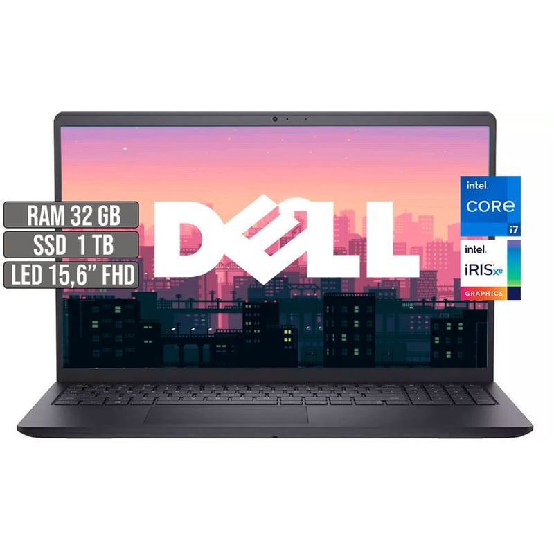 PORTATIL DELL INSPIRON INTEL CORE I7-1165G7 SSD 1TB RAM 32GB 15,6 FHD ...