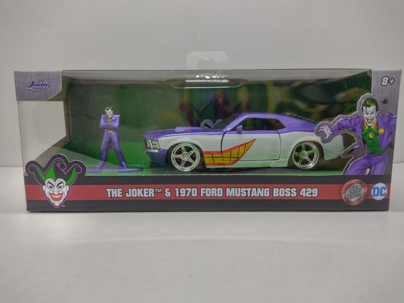 THE JOKER & FORD MUSTANG BOSS 429 Carro de Coleccion JADA TOYS ...