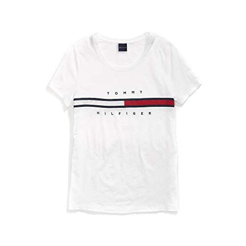 Camiseta Adaptive Con Rayas Icónicas Niña Blanco Tommy Hilfiger TOMMY ...