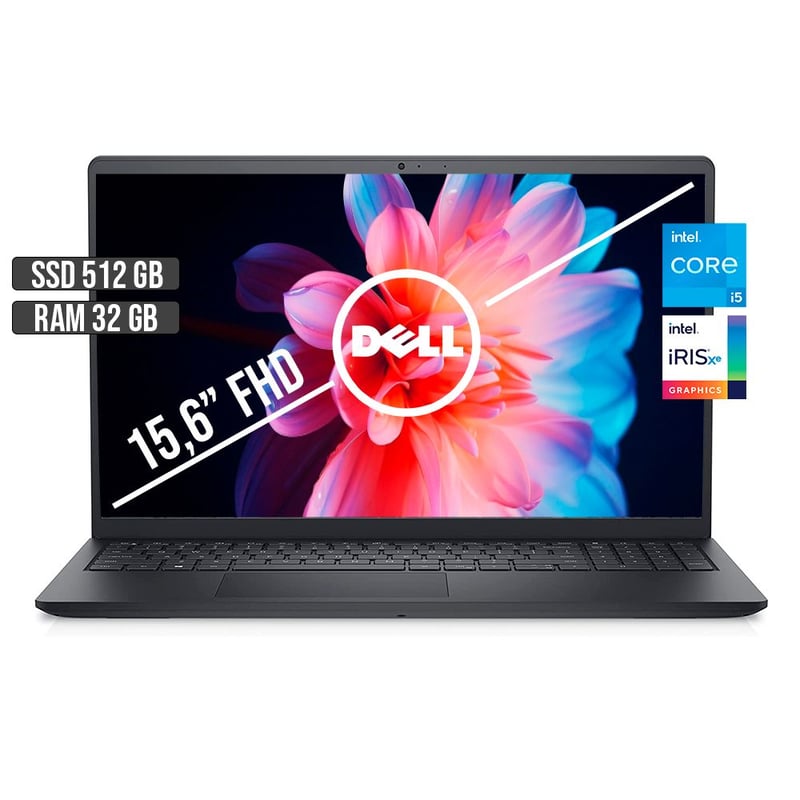 PORTATIL DELL INTEL CORE I5-1135G7 SSD 512GB RAM 32GB LED 156 FHD DELL ...