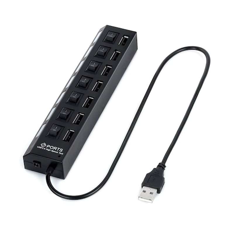 Multi Puertos Hub 7 Puertos Usb 3.0 Led con switch GENERICO | falabella.com