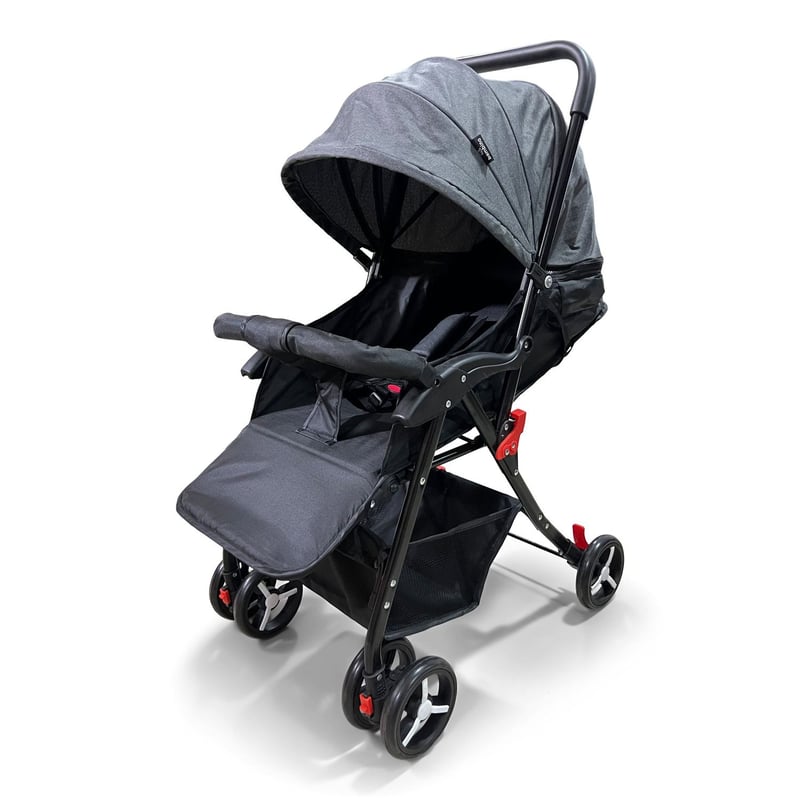 Coche Bebe Bambino XB99 Coche Paseador Plegable Liviano Gris GENERICO ...
