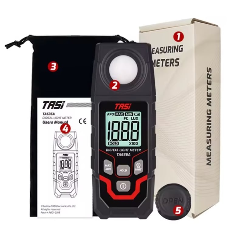 Luxometro Fotometro Luminometro Digital Medidor De Luz Lux GENERICO ...