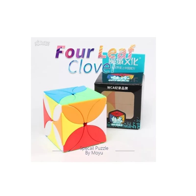 Meilong 3x3 Hoja Trebol Cubo Rubik Four Leaf Clover Cube JKASSEM | falabella.com