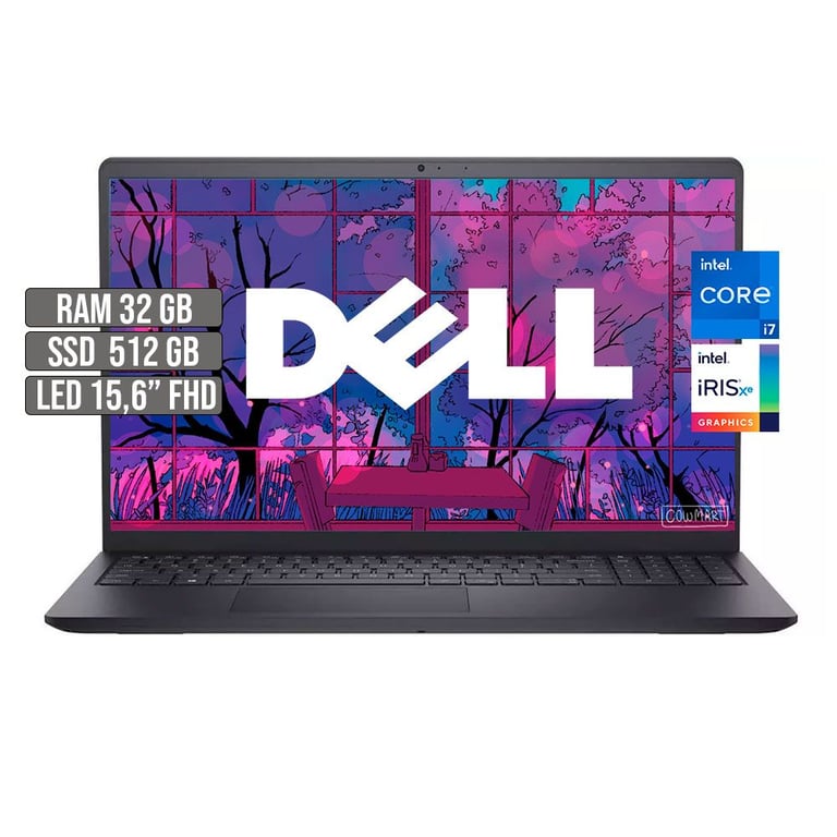 PORTATIL DELL INSPIRON INTEL CORE I7-1165G7 SSD 512GB RAM 32GB 15,6 ...