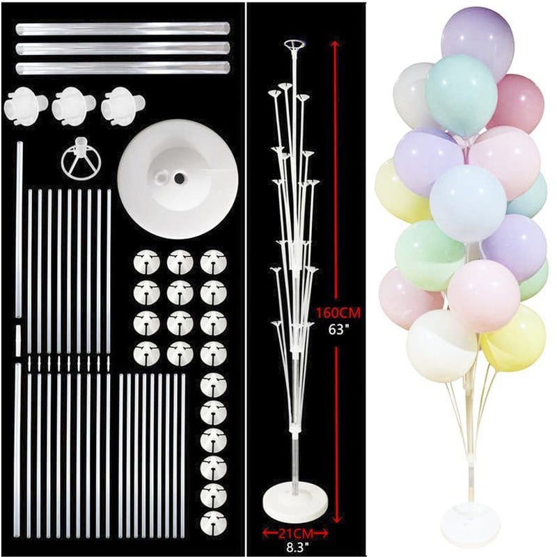 Base para globos grande de dos pisos para 16 globos (solo base ...