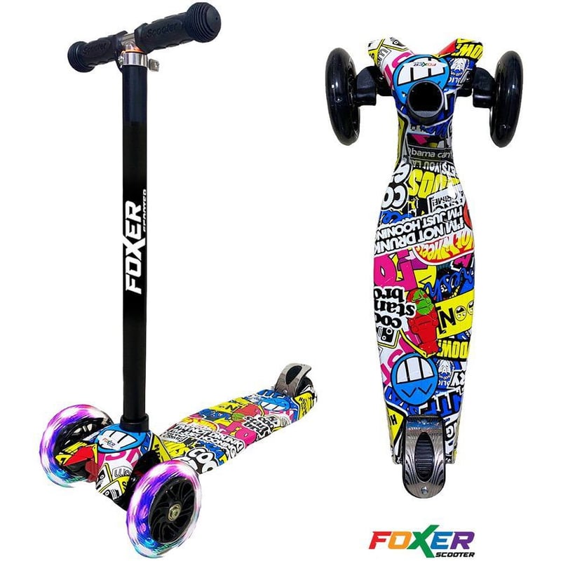 Monopatin scooter para niño moderna con luces led modelo 2024 ...