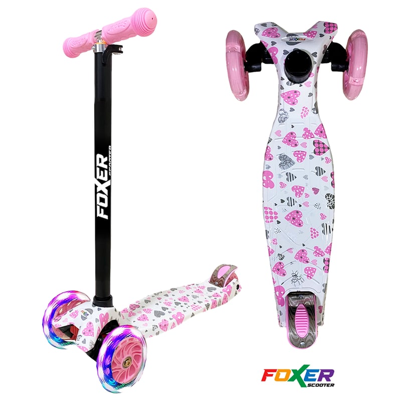 Monopatin scooter para niña edicion especial luces mod 2024 MULTIPLACE ...