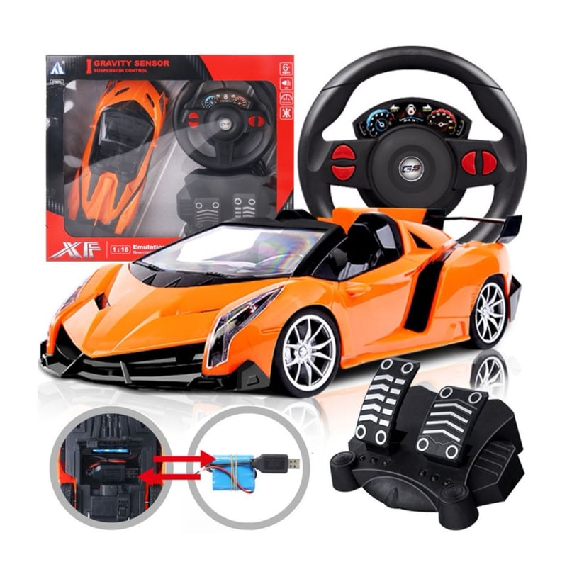 Carro control remoto de coleccion con baterias recarcables LAMBORGHINI ...