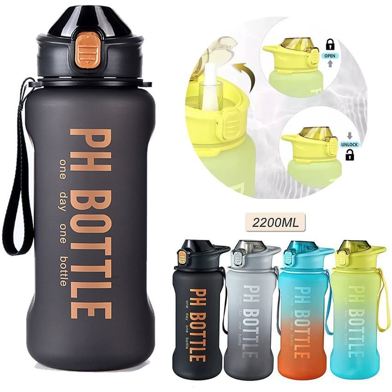 Botilito motivacional deportivo para agua en plastico 620 ml importado ...