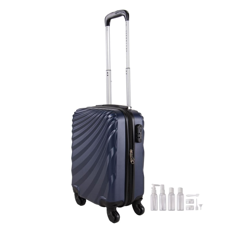 Maleta de Mano 18 Pulgadas Viaje Rigida Cabina 10kg Abs - Azul - M ...