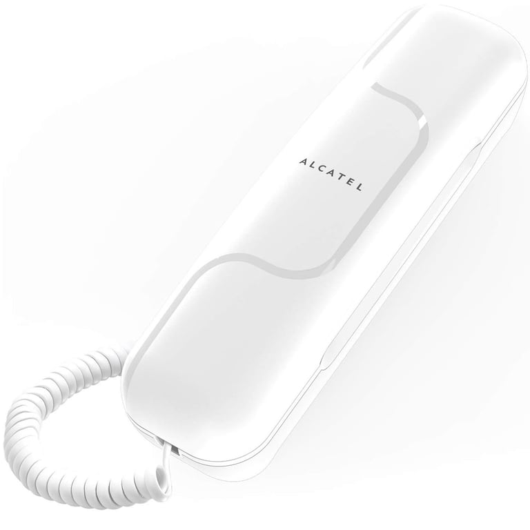 Telefono Fijo Alcatel Original Control De Volumen De Timbre Blanco ...