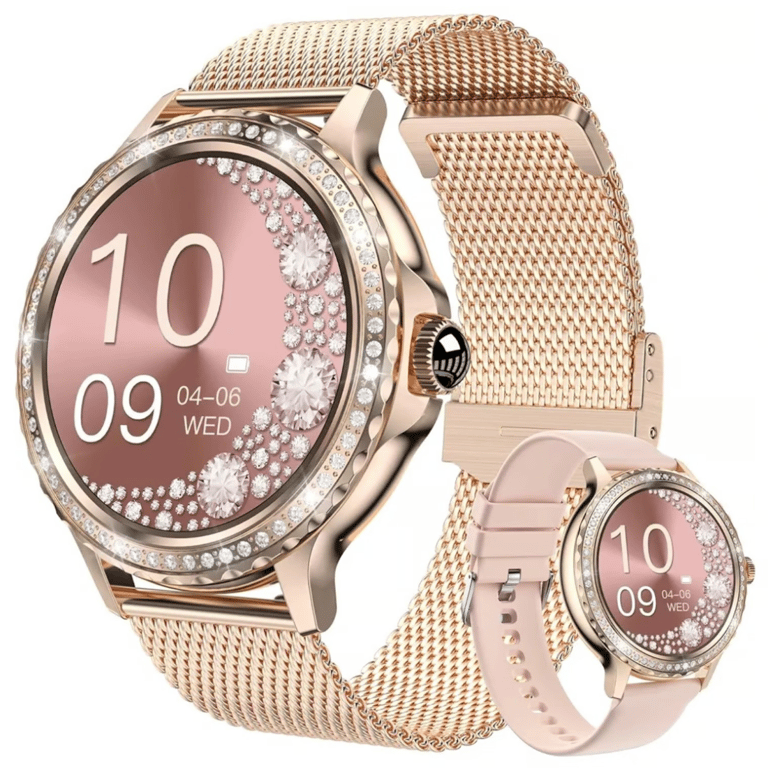 Reloj Inteligente Mujer Smartwatch Llamadas Bluetooth LIGE Dorado ...