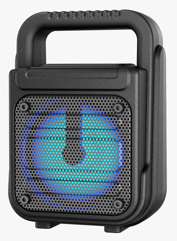 Parlante Bafle Mini Speaker Luces Audio Rítmicas Negro VTA VTA PLUS ...