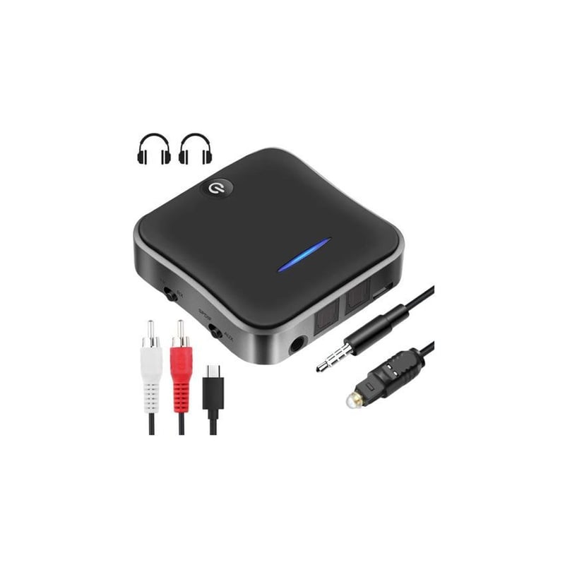 Receptor transmisor audio con bluetooth dual 5.0 rca óptico GENERICO ...