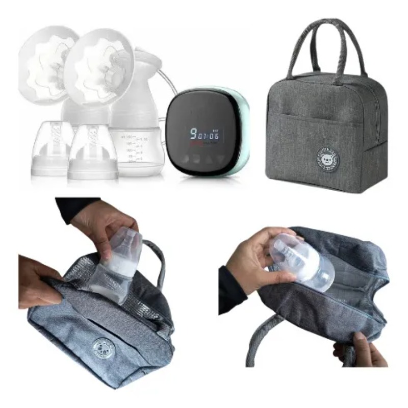 Extractor Eléctrico Leche Materna Doble Batería Recargable BABIES AND ...