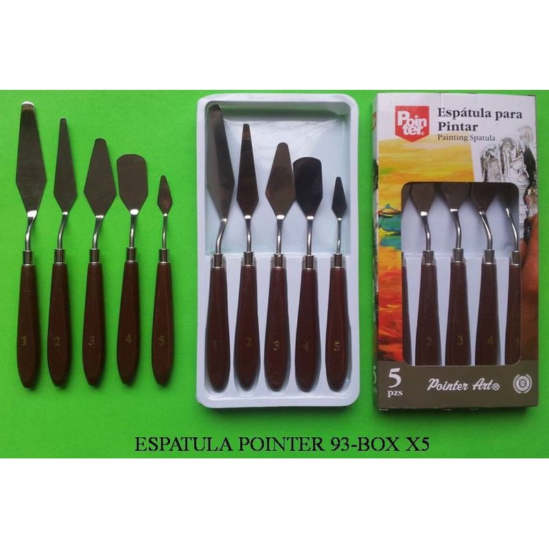 Espátulas Para Pintar Con Oleos X 5 Piezas POINTER | falabella.com