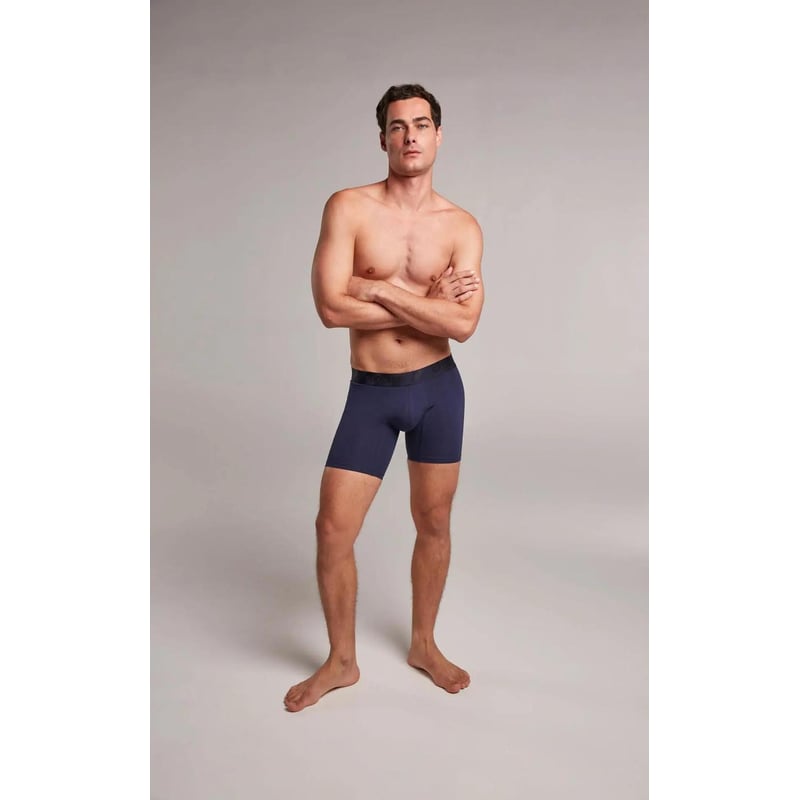 Bóxer largo (4158) - Azul oscuro DIANE & GEORDI | falabella.com
