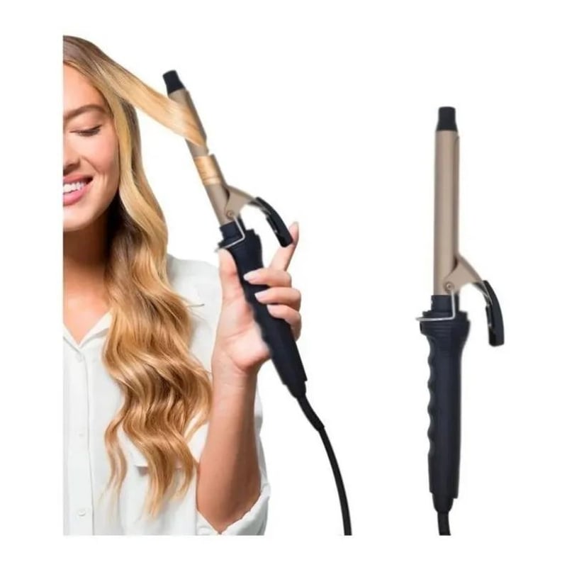 Pinza Rizadora Conica De Cabello Encrespador Ondulador GENERICO ...