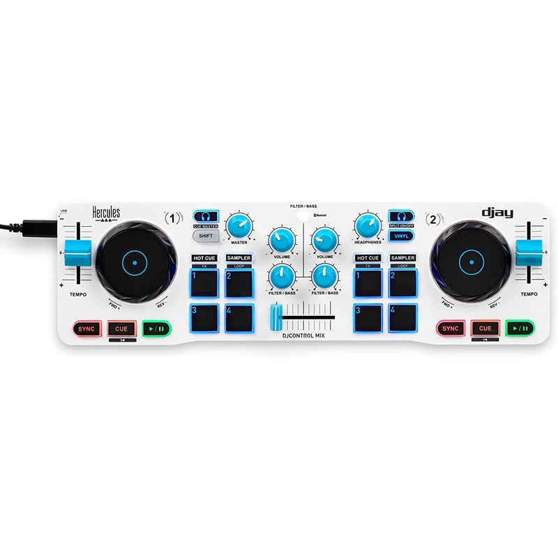 Controlador Dj Hercules Djcontrol Mix Bluetooth Para Celular HERCULES ...